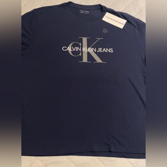 Calvin Klein | Shirts | Mens Tshirt Calvin Klein Blue Color Size Xxl ...